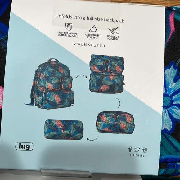 lug | Bags | Lug Beautiful Puddle Jumper Backpack | Poshmark